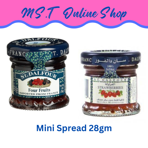 [MT] ST Dalfour Fruit Spread Mini Jar 28gm | Lazada