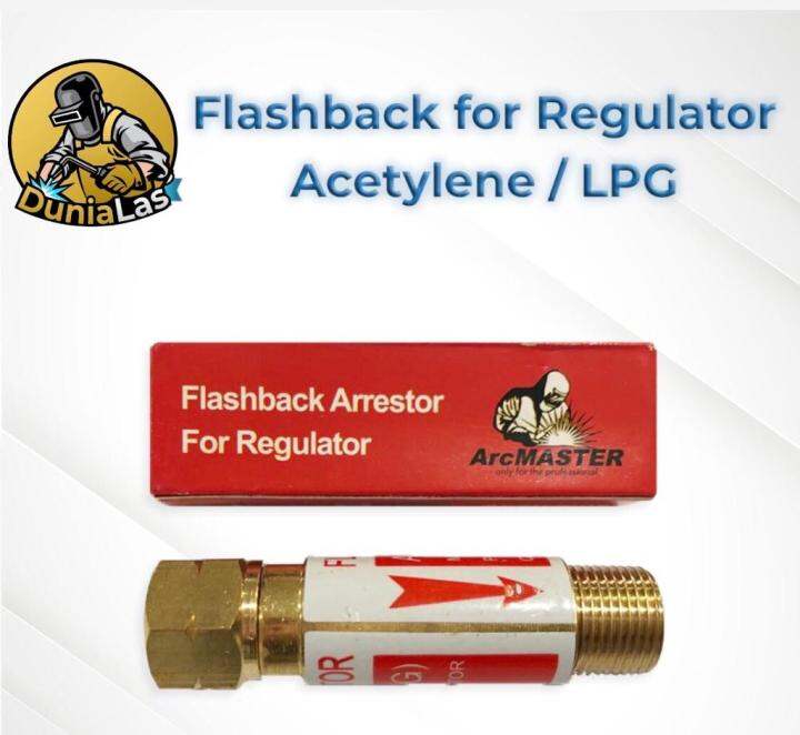 Flashback Arrestor For Regulator Acetylene / LPG ArcMASTER | Lazada ...