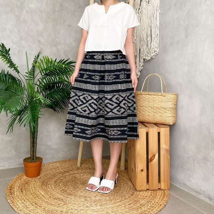 Rok tenun troso jepara terbaru || rok tenun kekinian motif sumba ntt ...