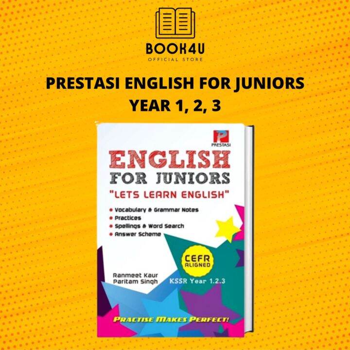 Prestasi English For Juniors Vocabulary & Grammar Notes Book Year Buku ...