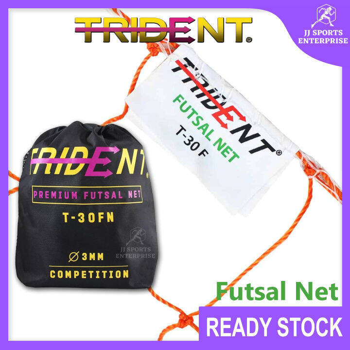 Trident T-30FN Futsal Net Jaring Futsal Soccer Net (Size: 3M x 2M x 1M ...