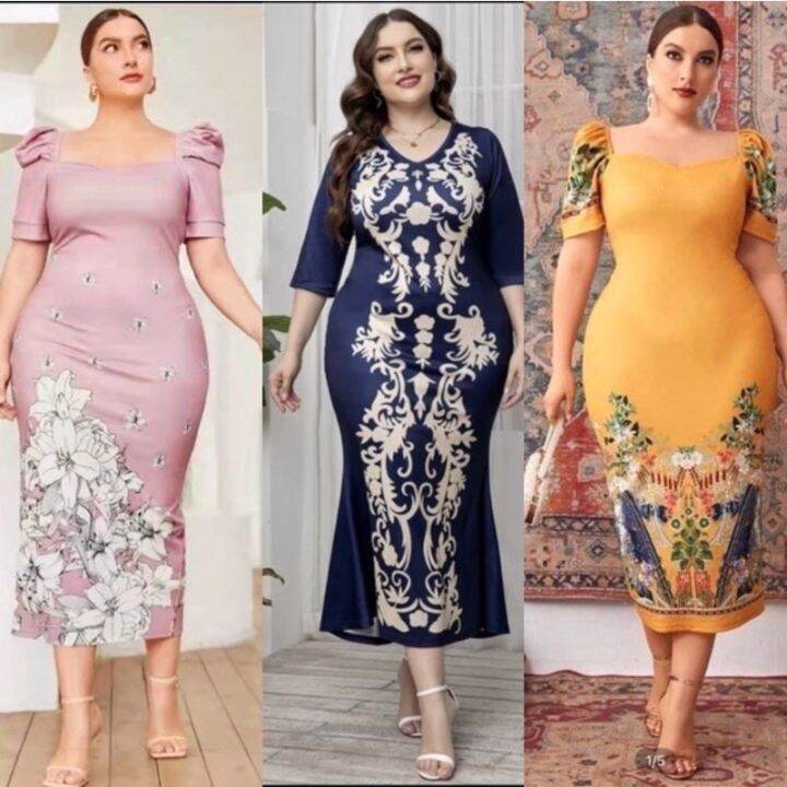 HQ FASHION PLUS SUZE DRESS FIT UP TO XL（Dimensions as shown in figure ...