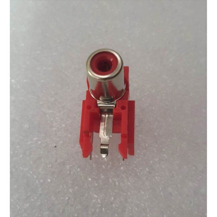 Socket Female RCA 1 Slot Lubang Konektor warna Merah merk Jalco ...