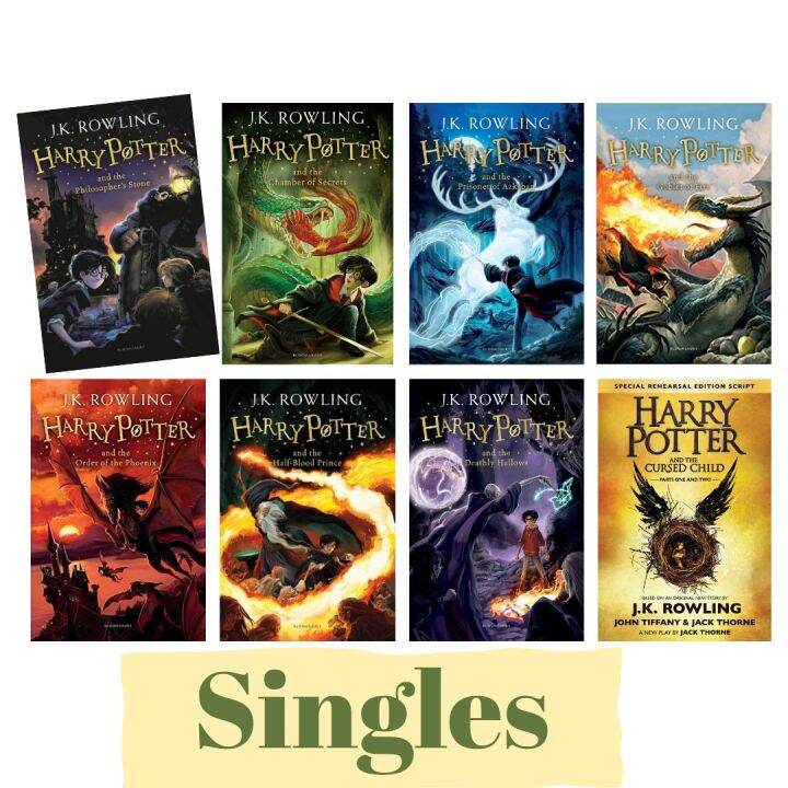 Harry Potter (SINGLES / individual titles) - sold per piece (Each book ...