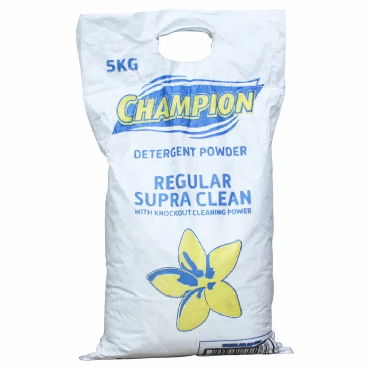 Champion Supra Clean Detergent Powder Original 5kg / 10kg | Lazada PH