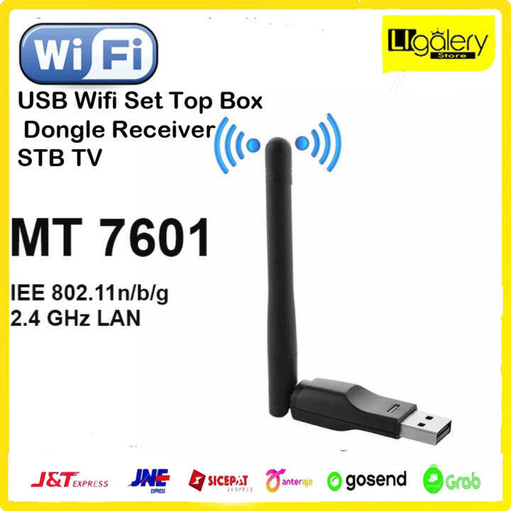 USB Wifi Set Top Box Dongle Receiver STB TV Parabola Antena PC MT ...