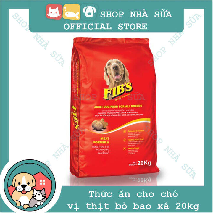 HN - FIB'S - Bao 20kg (xá)- thức ăn cao cấp dạng hạt cho MỌI LOẠI CHÓ ...
