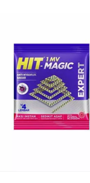 Hit Magic Piramida Expert - Obat Nyamuk Bakar Isi 4'S 4S 4 Lembar ...