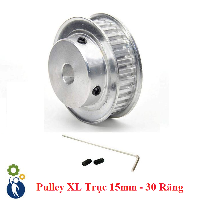 Buly, Puly, Pulley XL Trục 15mm - 30 Răng, sử dụng với dây đai XL ...