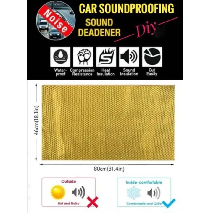 Car Sound Proof Soundproof Aluminium Door Roof Soundproof Axia Myvi ...