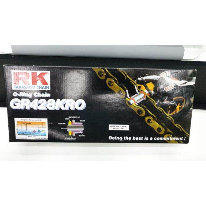 RK O-Ring Chain GR428KRO 114L (Gold) | Lazada
