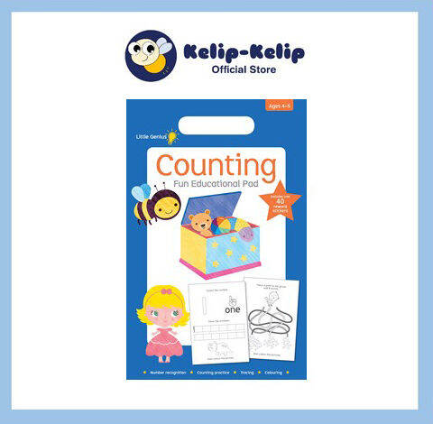 Little Genius Counting Fun Educational Pad Activity Book Full With 48 ...