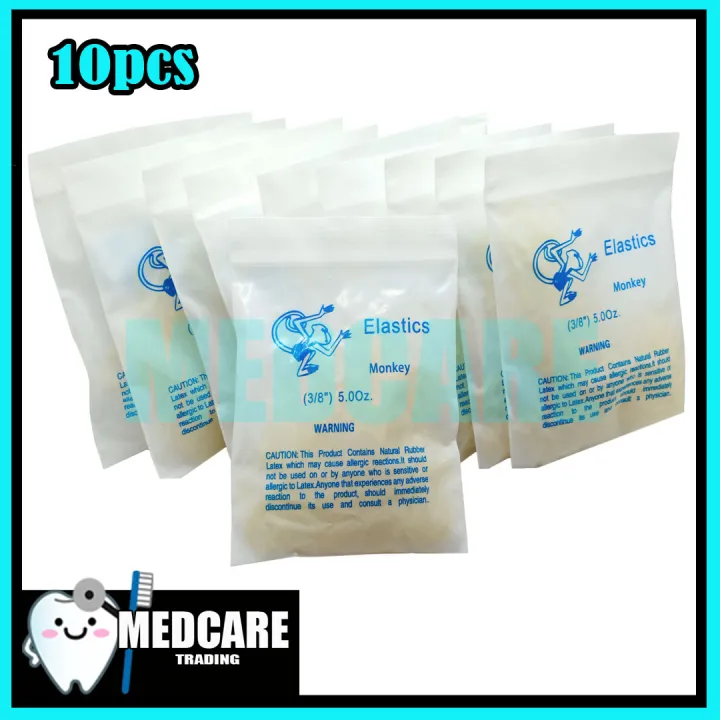 Elastics MONKEY 3/8 meduim 5.0oz (10 packs) | Lazada PH
