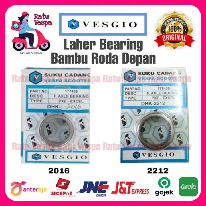 Laher Bearing As roda depan Vespa VESGIO | Lazada Indonesia