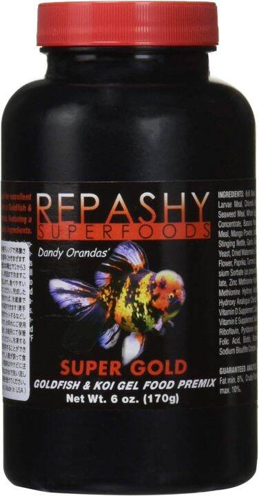 Super Gold Goldfish and Koi Gel Food 6 Oz JAR Repashy | Lazada PH