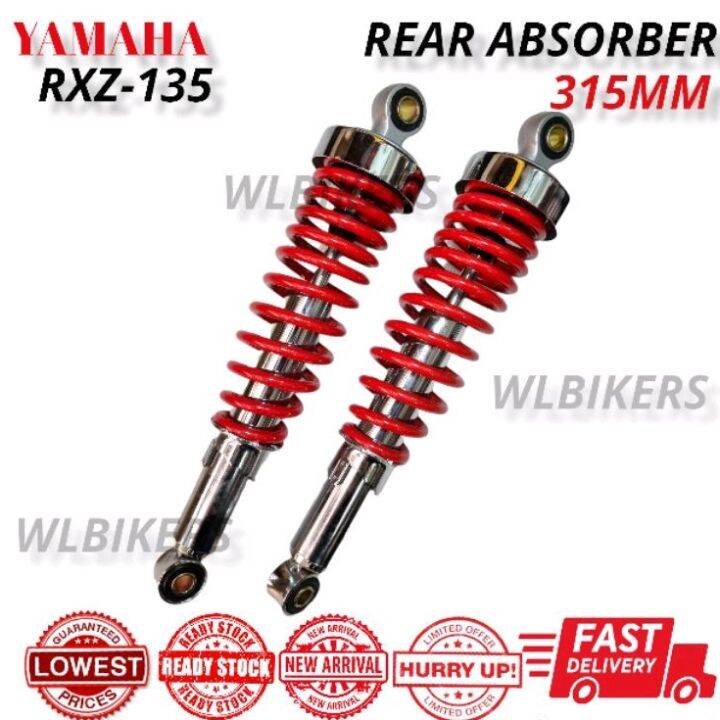 YAMAHA RXZ REAR ABSORBER (RED) -HOT ITEM- | Lazada