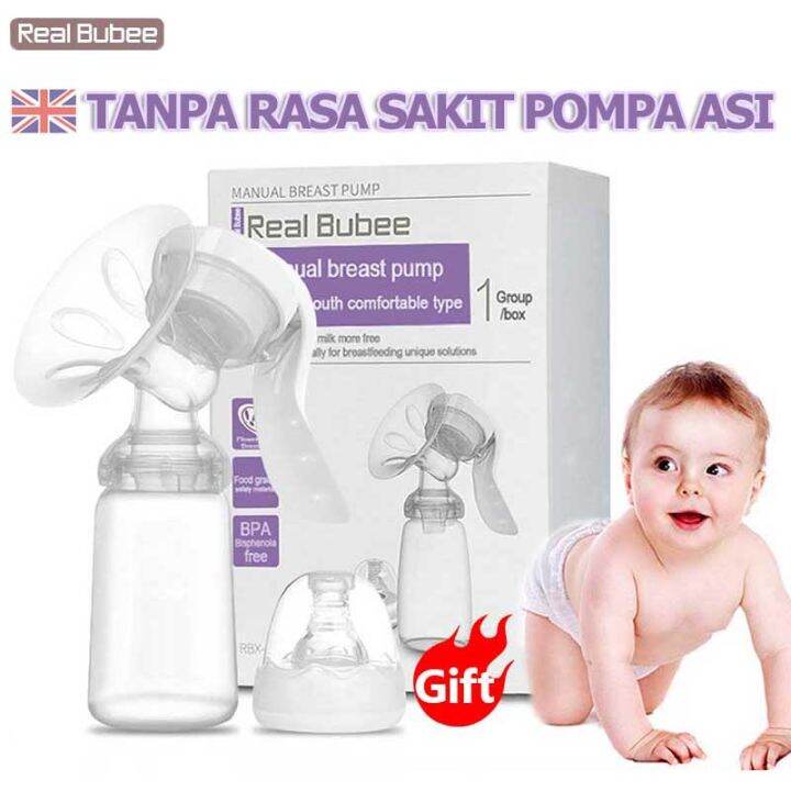 【Shipped From Manila】Real Bubee Manual Breast Pump (White) | Lazada PH