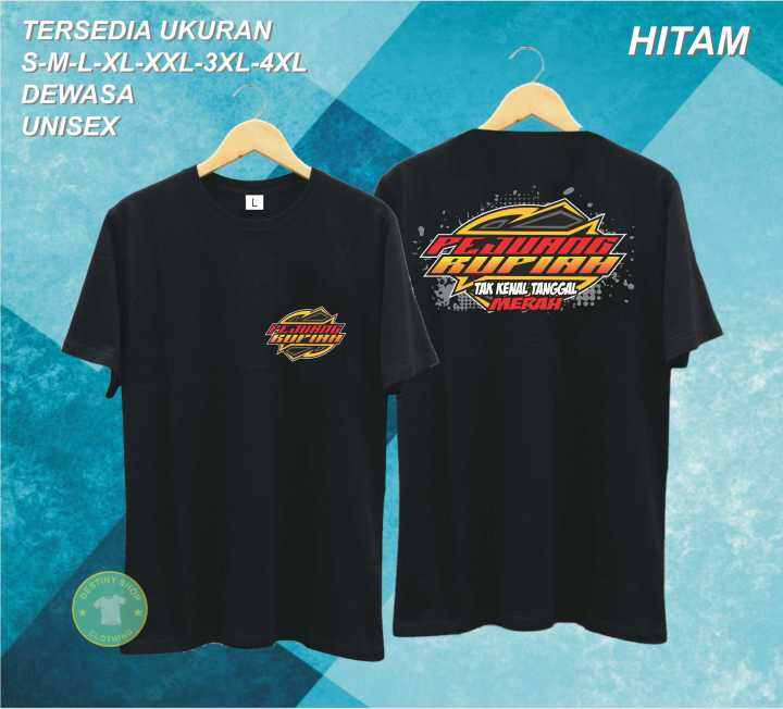 PEJUANG RUPIAH LOGO Pakaian Pria Atasan T-shirt Kaos Gambar dan Kata ...