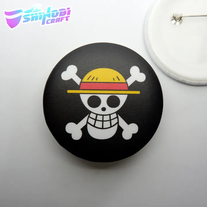 ONE PIECE button pin (anime badge) accessory for bags, backpack, caps ...
