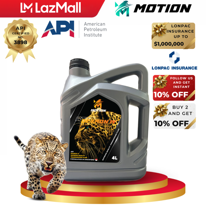 MOTION ATF TYPE IV / DEXRON 4 DEXRON IV FULLY SYNTHETIC AUTOMATIC ...