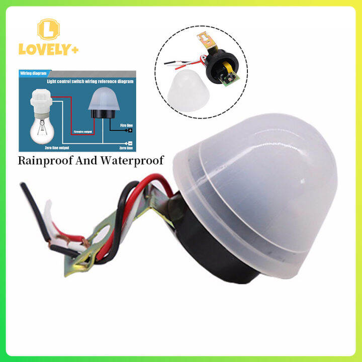 Street Light Sensor Switch AS-20 Rainproof Automatic Photocell On/Off ...