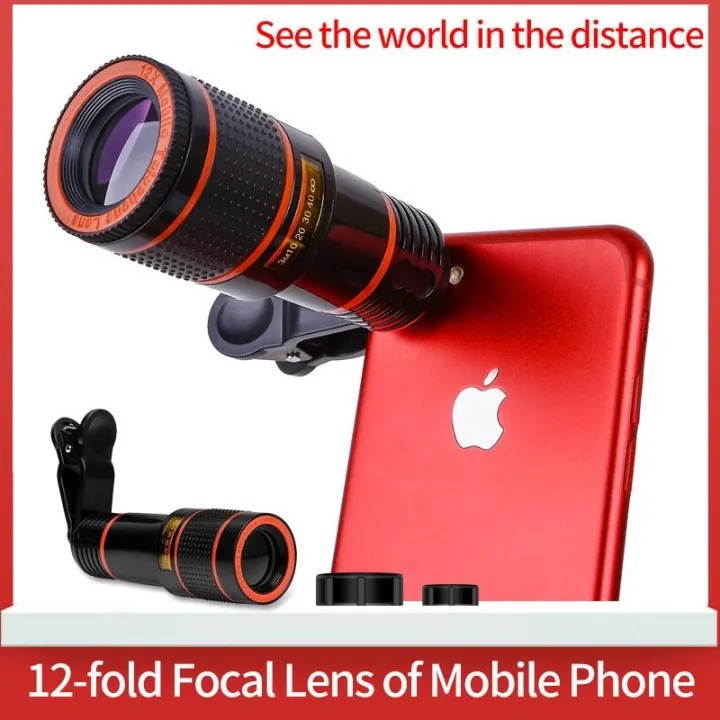 12X Optical Zoom HD Telescope Mobile Phone Camera Lens | Lazada PH