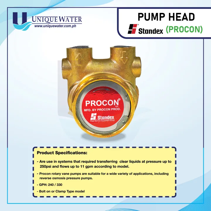 PROCON (ROTOFLOW-BOLT Type) Pump Heads | Lazada PH