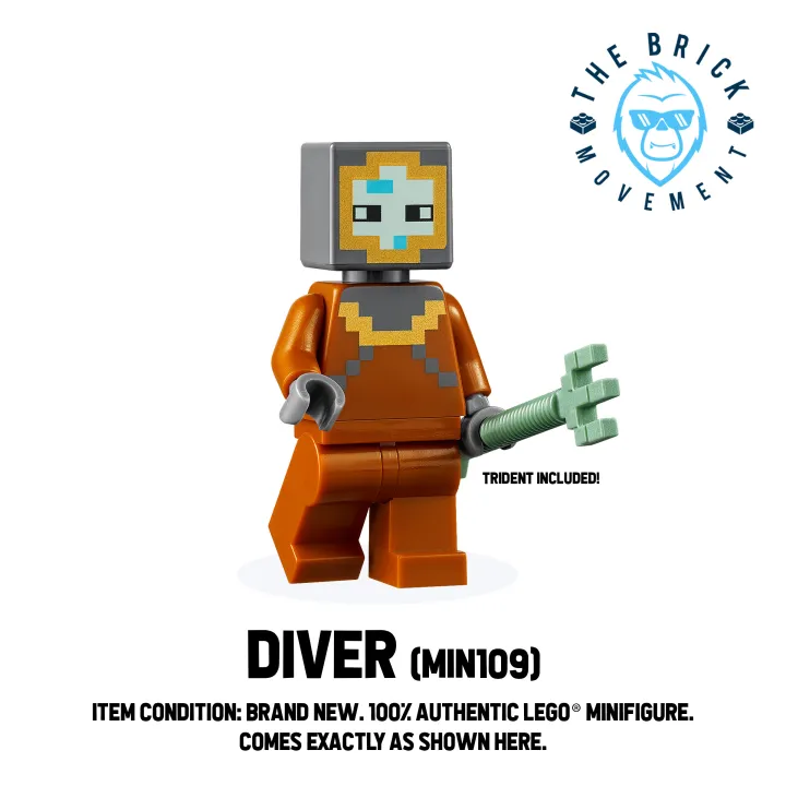 LEGO® MINECRAFT Diver Minifigure | Lazada PH