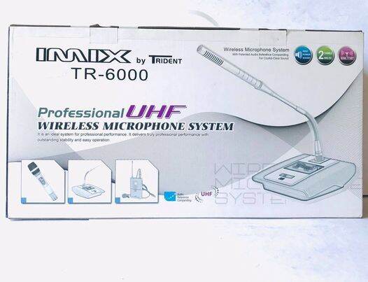 ( SKGT electronics)IMIX TR-6000 4 Channel Professional UHF Wireless ...