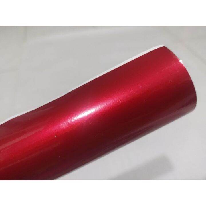 Premium Candy Red Glossy Vinyl Wrap Sticker for Car Motorcycle Bicycle ...
