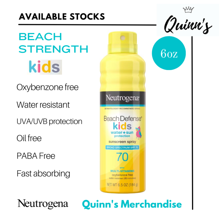 Neutrogena Kids Sunblock Spray Beach Defense SPF 70 | Lazada PH