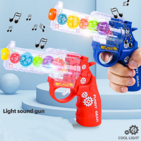 Govind Concept Gear Light Gun for Kids Gear Rotating Light Music Gun ...