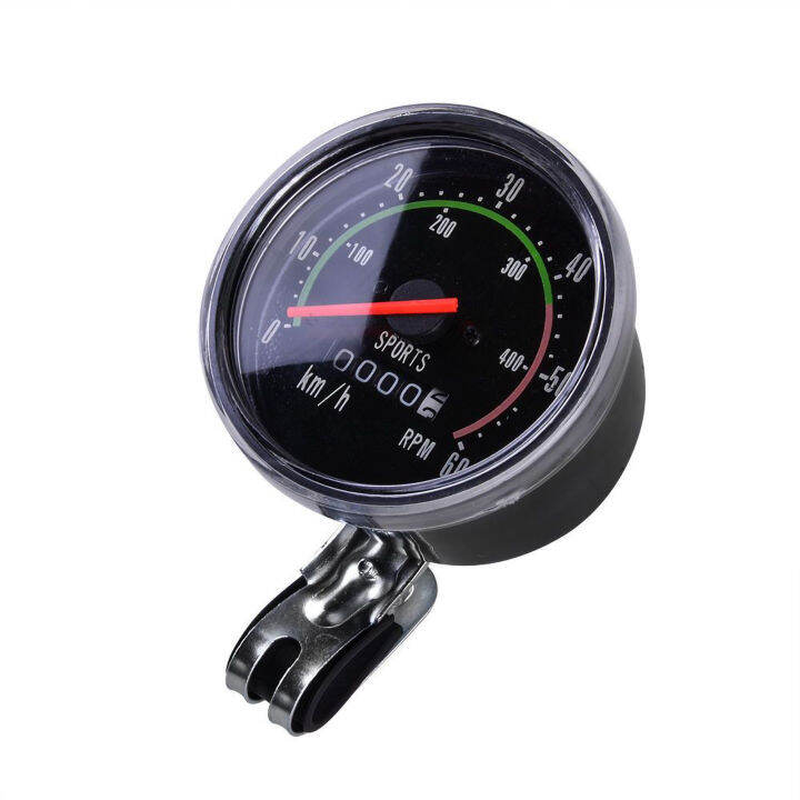 Bicycle Speedometer Bike Speed Meter Circular Universal Mechanical ...