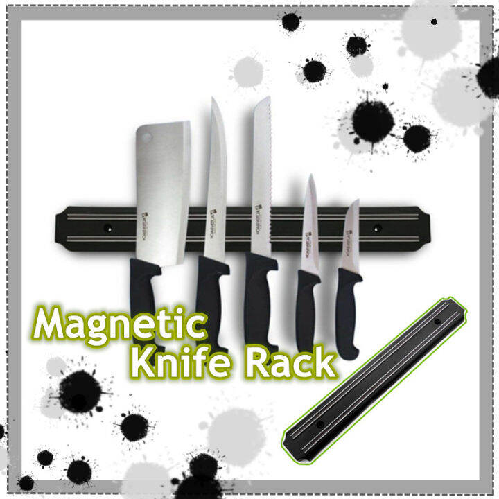 Magnet Knife Hanger Holder Strong Magnetic Kitchen Rack Wall Mounted ...