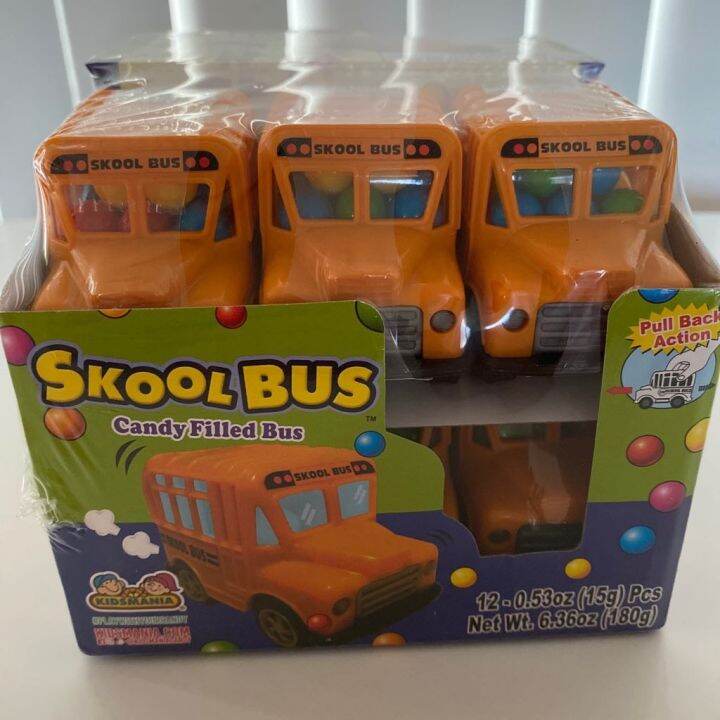 Kidsmania Candy Filled Skool Bus Novelty Candy | Lazada PH