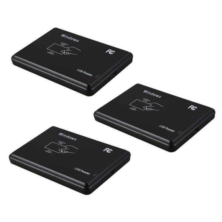 3X USB RFID DeskTop ID Card Reader Contactless Card Reader | Lazada PH