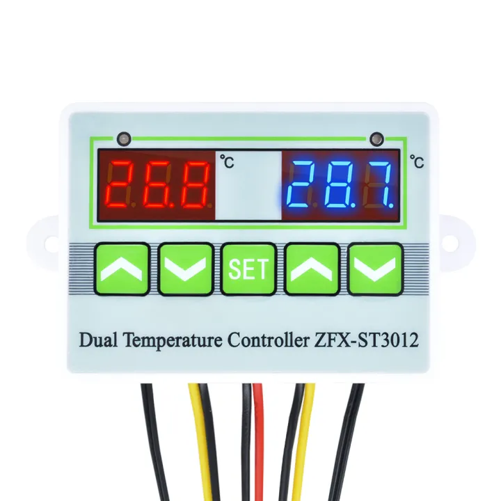 3Tech mall Original ST3012 AC 110-220V Dual Probe Digital Temperature ...