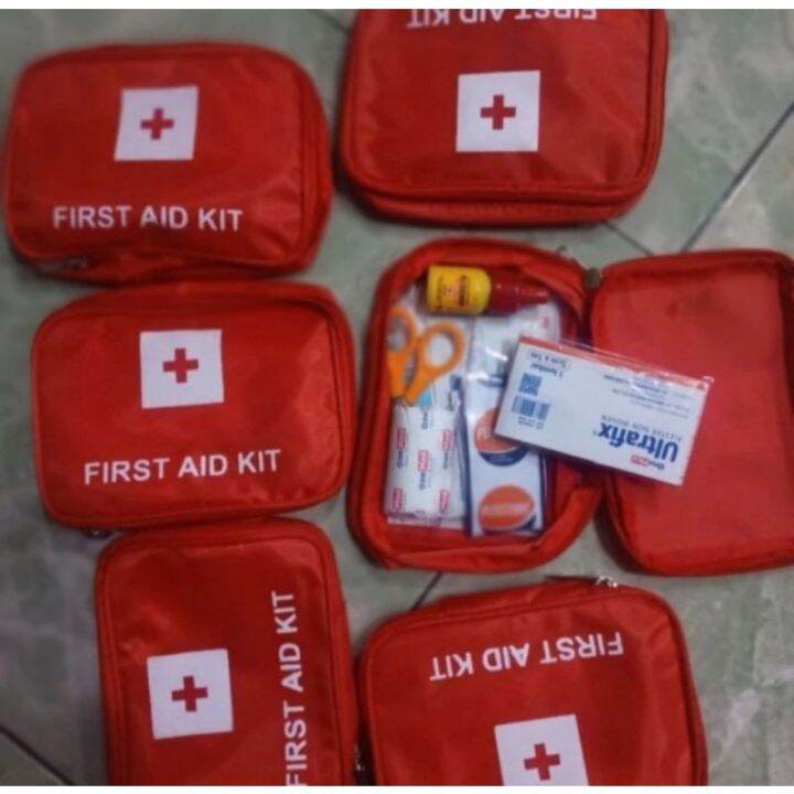 Tas Kotak P3K/ First Aid Kit Bag Lengkap Onemed Tas Merah P3K | Lazada ...