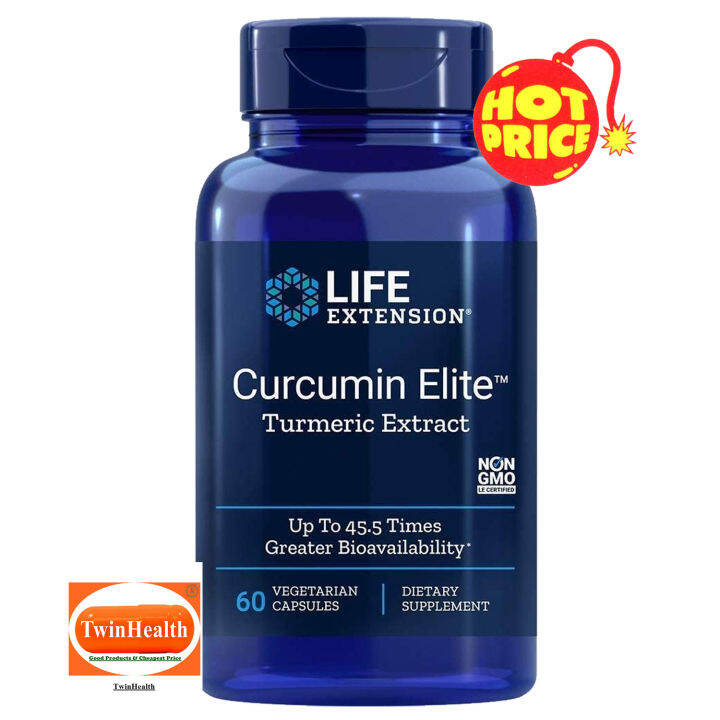 Life Extension Curcumin Elite™ Turmeric Extract / 60 Vegetarian ...