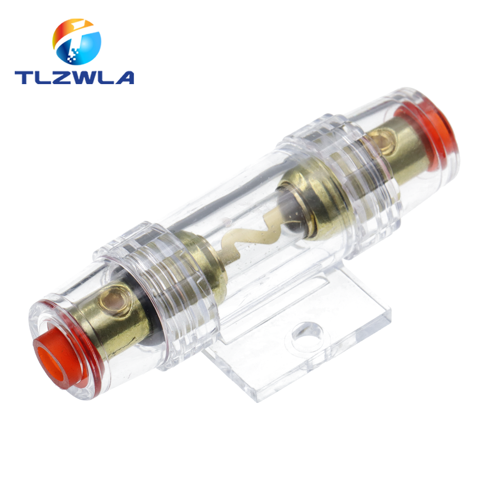 1 ชุด 30A 40A 50A 60A 70A 80A 100A AGU 10*38 มม. ฟิวส์และตัวยึดเครื่อง ...