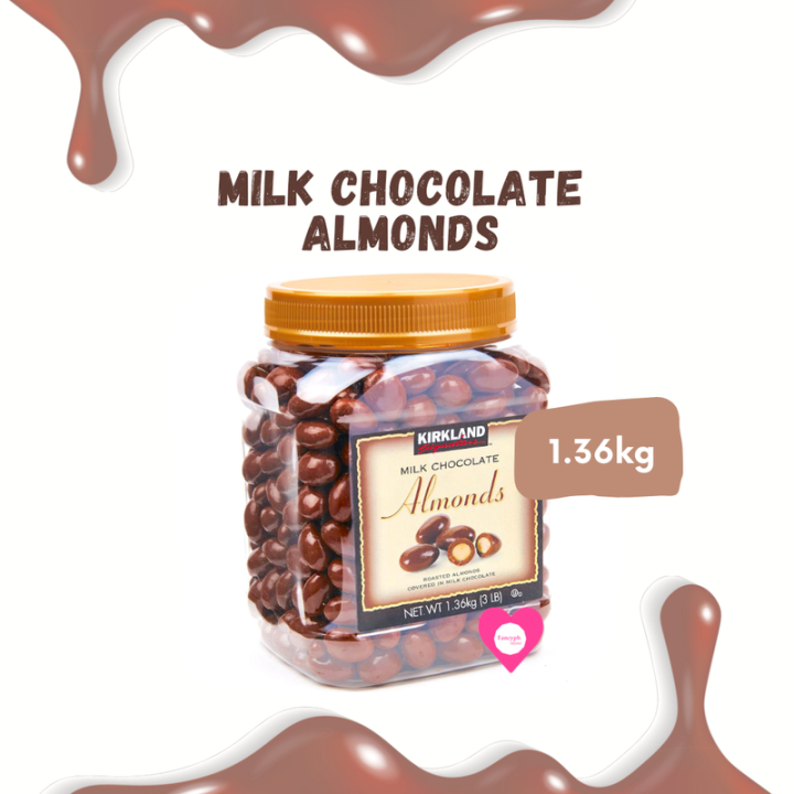 Kirkland Signature Milk Chocolate Almonds 1.36kg | Lazada PH