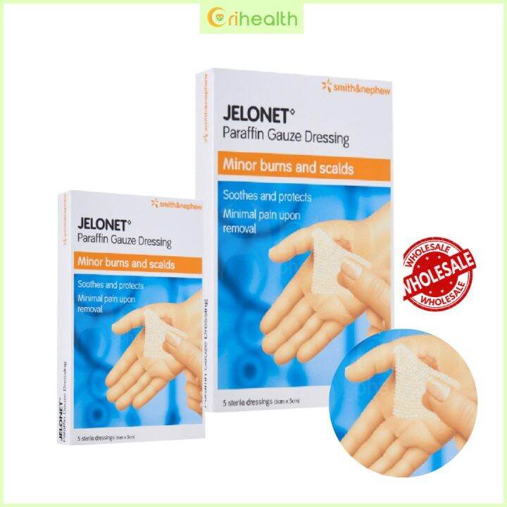 [All Size] S&N JELONET Sterile Paraffin Gauze Dressing | Lazada