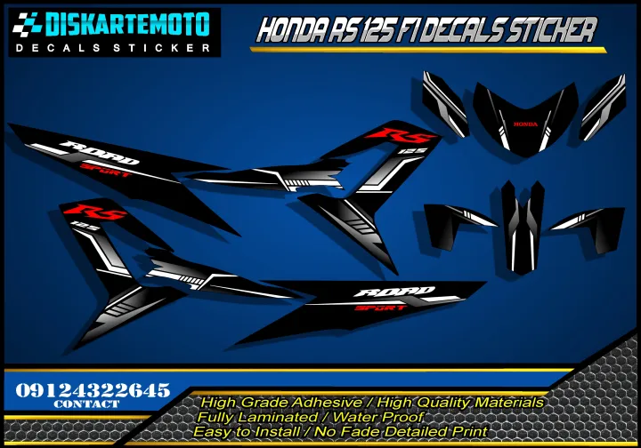 Rs 125 fi Decals Sticker | Lazada PH