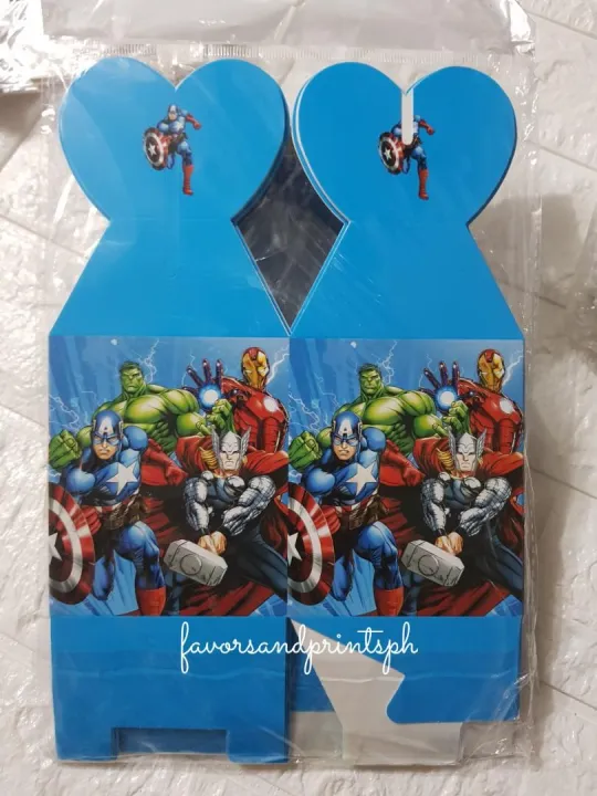 AVENGERS / AMONG US CANDY LOOT BOXES / FAVOR BOXES (12pcs/pack) | Lazada PH