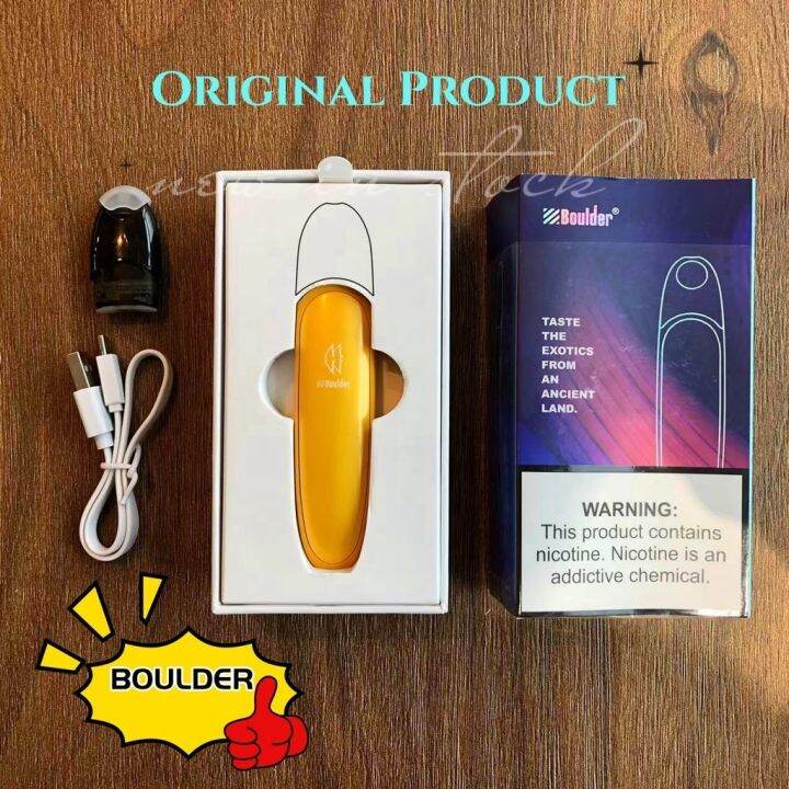 Device Boulderset chargeable Device Free pod typeCe cigarette vape ...
