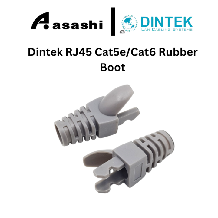 Dintek RJ45 Cat5e/Cat6 Rubber Boot (1601-0XXXX) | Lazada