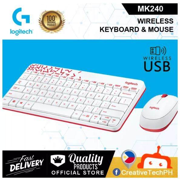 Original Logitech Mk240 Nano Wireless Keyboard And Mouse Combo Lazada Ph