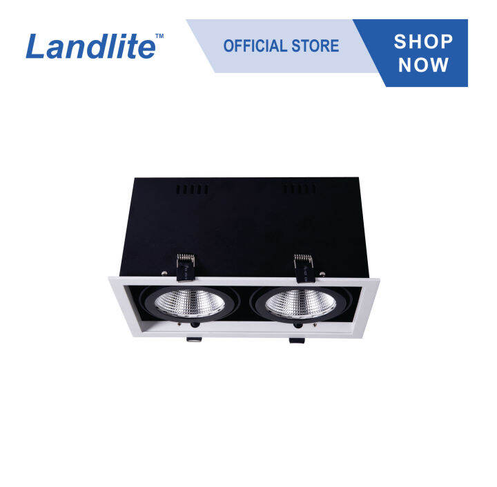 Landlite Recessed Downlight Fixture DLH40-228-E27 WHT | Lazada PH