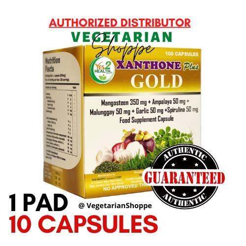 XANTHONE Plus GOLD 10 capsules Doc Samaritan/Yes2Health Guaranteed ...