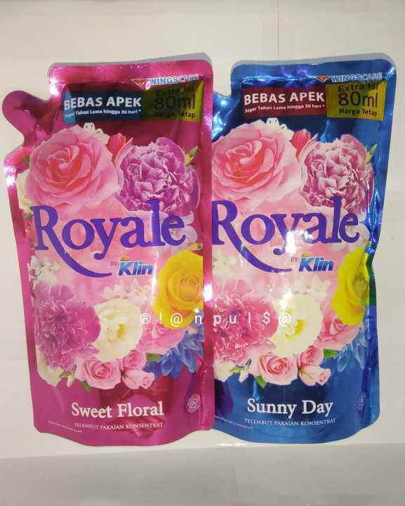 ROYALE Pelembut Pewangi Pakaian Konsentrat 650 ml Laundry Softener ...